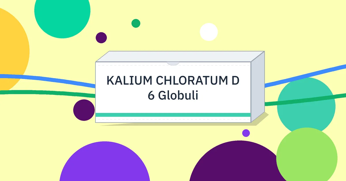 Symbolbild: Packung mit der Aufschrift KALIUM CHLORATUM D 6 Globuli (PZN 02890541) – Verfügbarkeit und Bezug in Apotheken in Frankfurt am Main