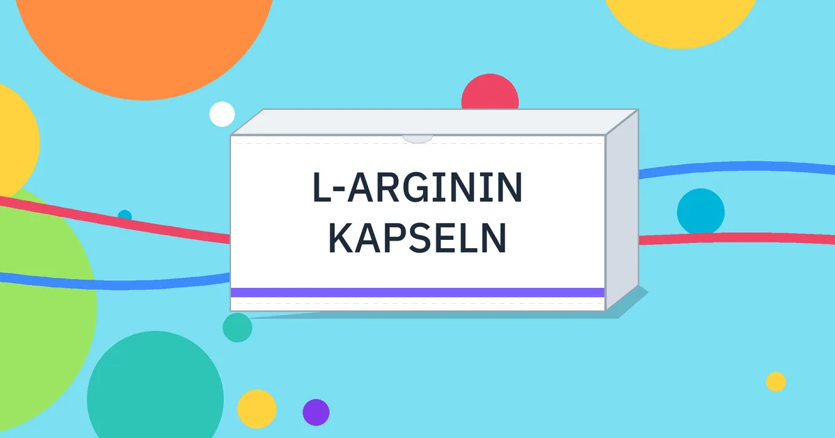 Symbolbild: Packung mit der Aufschrift L-ARGININ KAPSELN (PZN 18059287) – Verfügbarkeit und Bezug in Apotheken in Frankfurt am Main