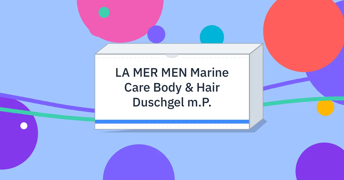 Symbolbild: Packung mit der Aufschrift LA MER MEN Marine Care Body & Hair Duschgel m.P. (PZN 13579668) – Verfügbarkeit und Bezug in Apotheken in Frankfurt am Main