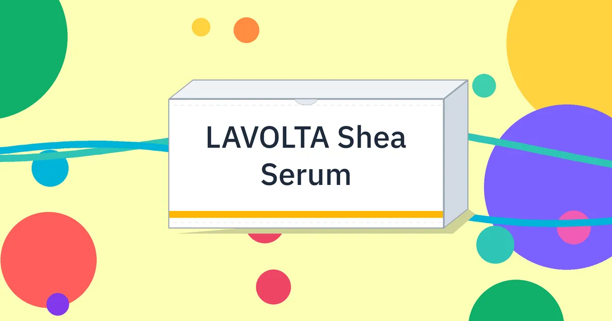 Symbolbild: Packung mit der Aufschrift LAVOLTA Shea Serum (PZN 09705498) – Verfügbarkeit und Bezug in Apotheken in Frankfurt am Main