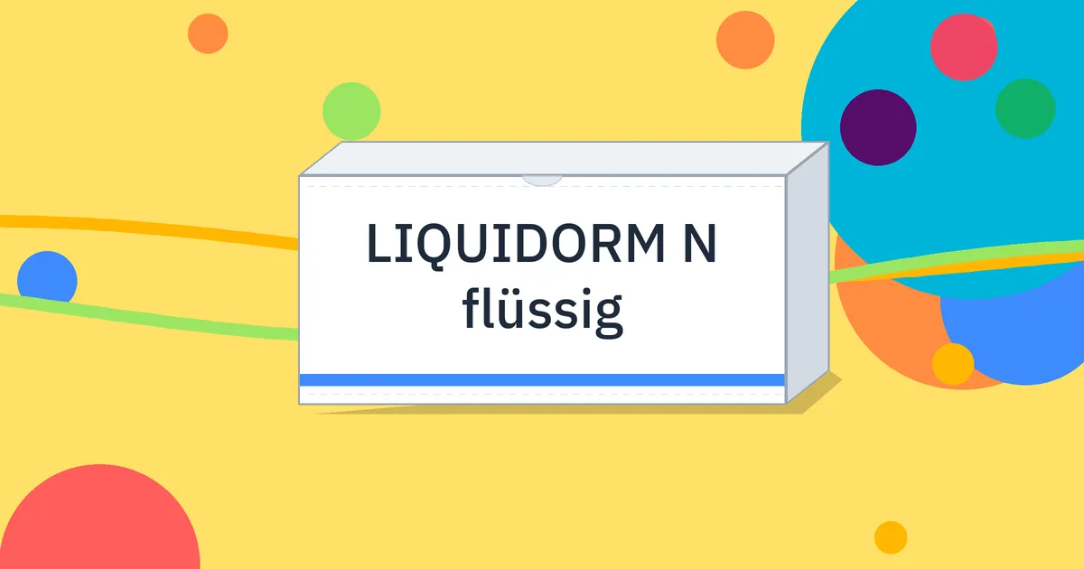 Symbolbild: Packung mit der Aufschrift LIQUIDORM N flüssig (PZN 04428597) – Verfügbarkeit und Bezug in Apotheken in Frankfurt am Main