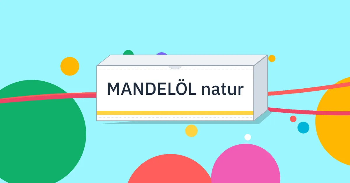 Symbolbild: Packung mit der Aufschrift MANDELÖL natur (PZN 07125124) – Verfügbarkeit und Bezug in Apotheken in Frankfurt am Main