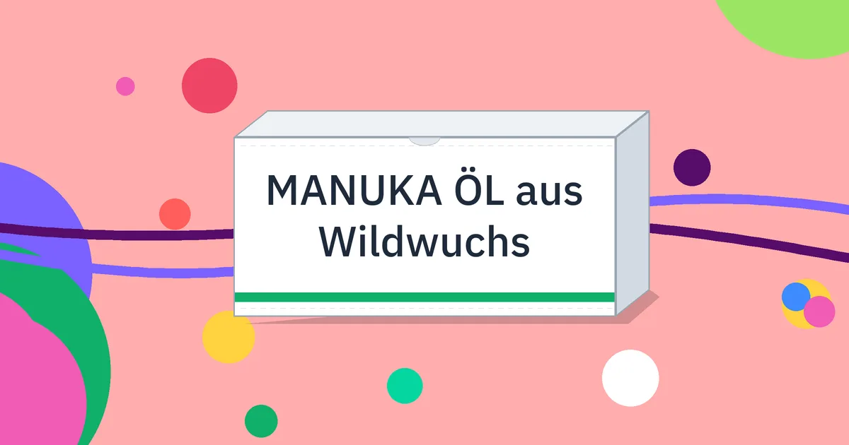 Symbolbild: Packung mit der Aufschrift MANUKA ÖL aus Wildwuchs (PZN 03247043) – Verfügbarkeit und Bezug in Apotheken in Frankfurt am Main