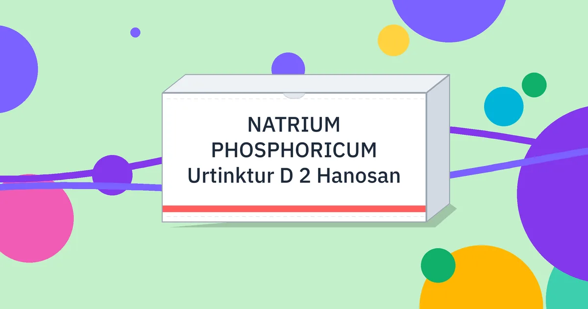Symbolbild: Packung mit der Aufschrift NATRIUM PHOSPHORICUM Urtinktur D 2 Hanosan (PZN 07431849) – Verfügbarkeit und Bezug in Apotheken in Frankfurt am Main