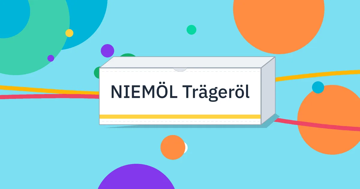 Symbolbild: Packung mit der Aufschrift NIEMÖL Trägeröl (PZN 17949719) – Verfügbarkeit und Bezug in Apotheken in Frankfurt am Main