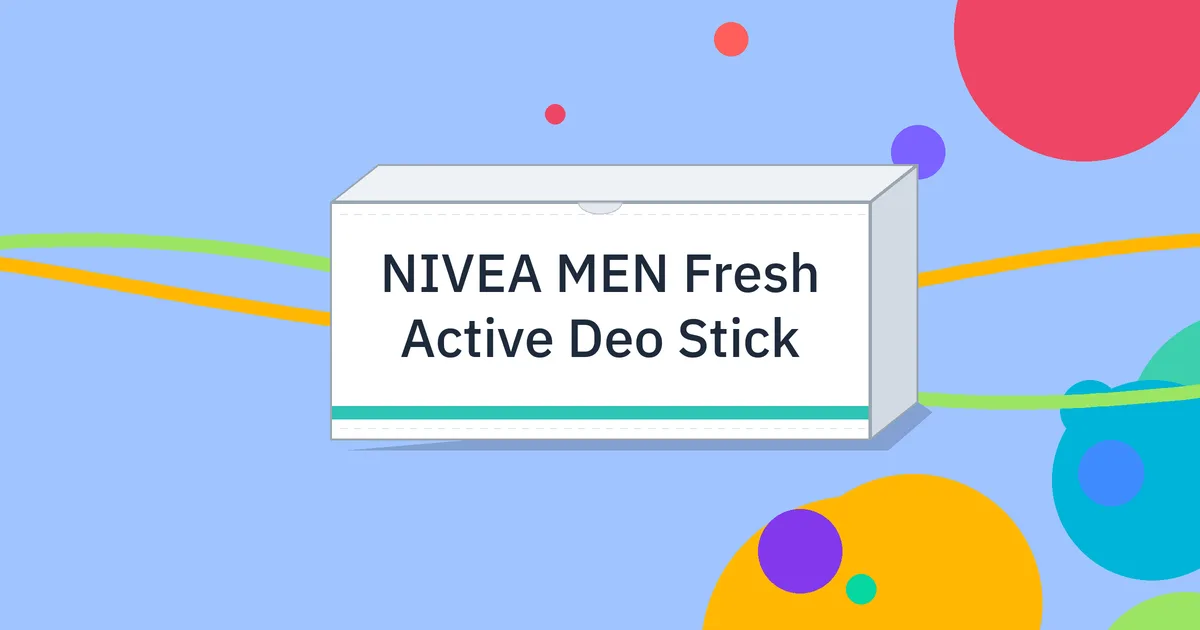 Symbolbild: Packung mit der Aufschrift NIVEA MEN Fresh Active Deo Stick (PZN 20799614) – Verfügbarkeit und Bezug in Apotheken in Frankfurt am Main
