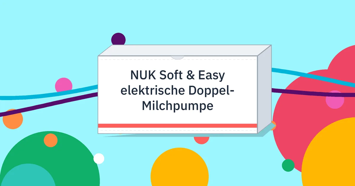 Symbolbild: Packung mit der Aufschrift NUK Soft & Easy elektrische Doppel-Milchpumpe (PZN 18737391) – Verfügbarkeit und Bezug in Apotheken in Frankfurt am Main