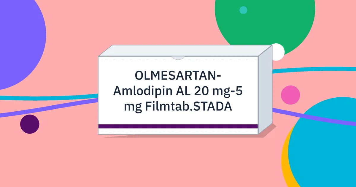 Symbolbild: Packung mit der Aufschrift OLMESARTAN-Amlodipin AL 20 mg-5 mg Filmtab.STADA (PZN 19818683) – Verfügbarkeit und Bezug in Apotheken in Frankfurt am Main