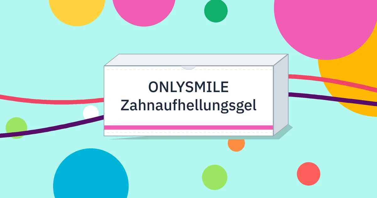 Symbolbild: Packung mit der Aufschrift ONLYSMILE Zahnaufhellungsgel (PZN 20791268) – Verfügbarkeit und Bezug in Apotheken in Frankfurt am Main