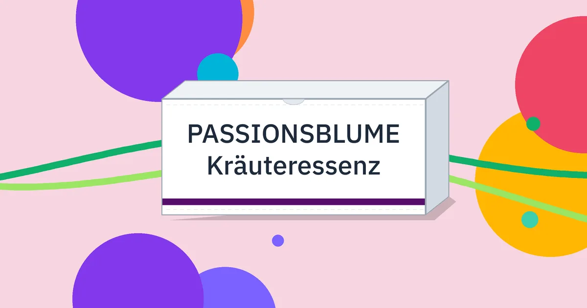 Symbolbild: Packung mit der Aufschrift PASSIONSBLUME Kräuteressenz (PZN 16360893) – Verfügbarkeit und Bezug in Apotheken in Frankfurt am Main