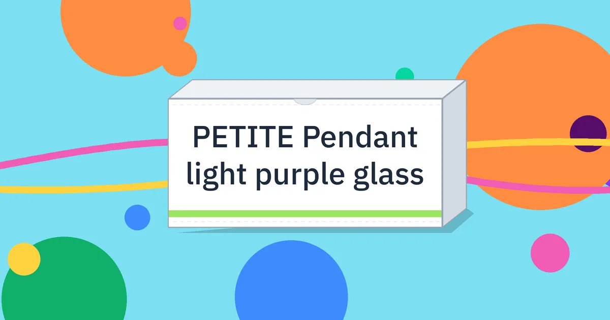 Symbolbild: Packung mit der Aufschrift PETITE Pendant light purple glass (PZN 18792088) – Verfügbarkeit und Bezug in Apotheken in Frankfurt am Main