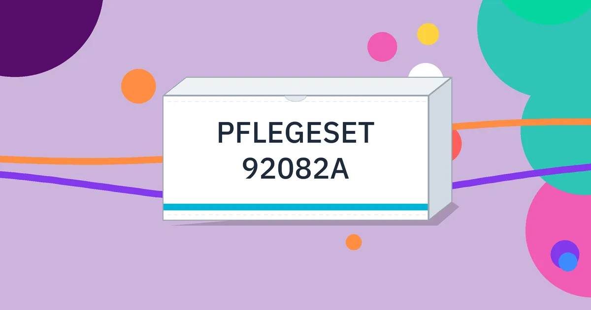 Symbolbild: Packung mit der Aufschrift PFLEGESET 92082A (PZN 11108628) – Verfügbarkeit und Bezug in Apotheken in Frankfurt am Main