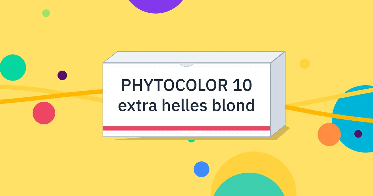 Symbolbild: Packung mit der Aufschrift PHYTOCOLOR 10 extra helles blond (PZN 16853101) – Verfügbarkeit und Bezug in Apotheken in Frankfurt am Main