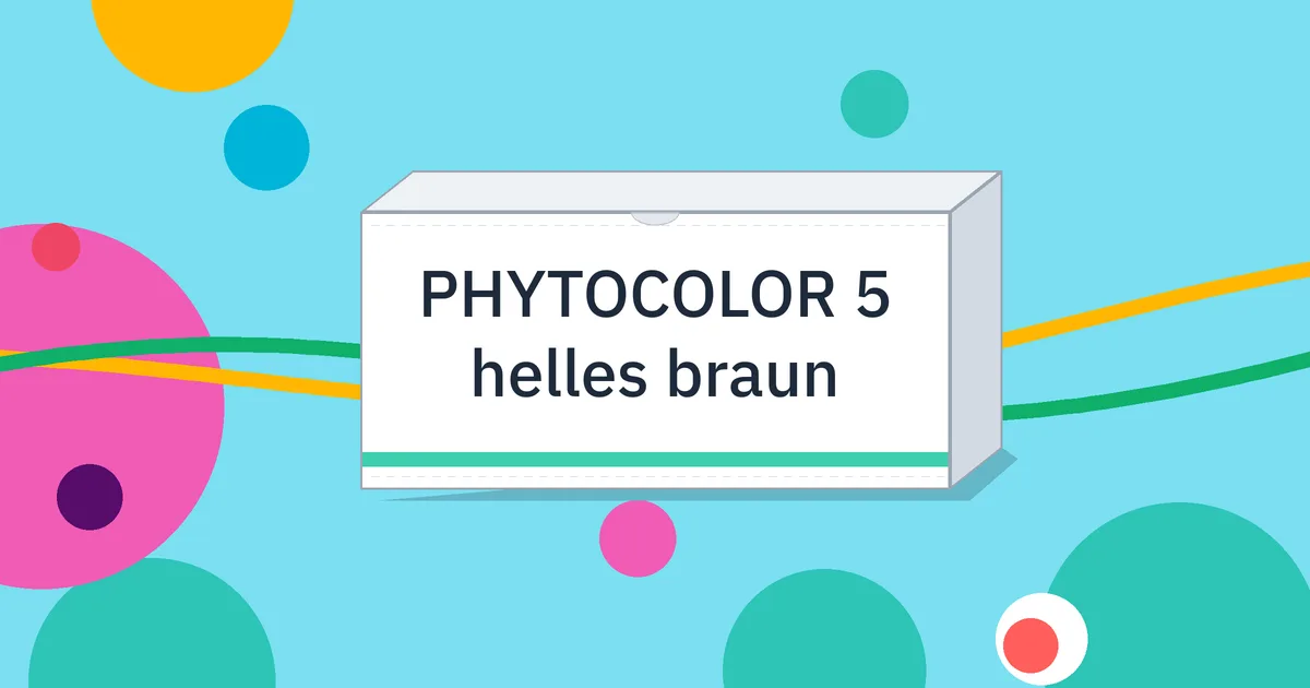 Symbolbild: Packung mit der Aufschrift PHYTOCOLOR 5 helles braun (PZN 18427992) – Verfügbarkeit und Bezug in Apotheken in Frankfurt am Main
