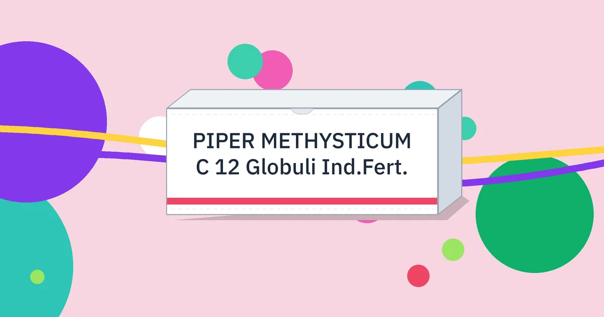 Symbolbild: Packung mit der Aufschrift PIPER METHYSTICUM C 12 Globuli Ind.Fert. (PZN 17676500) – Verfügbarkeit und Bezug in Apotheken in Frankfurt am Main