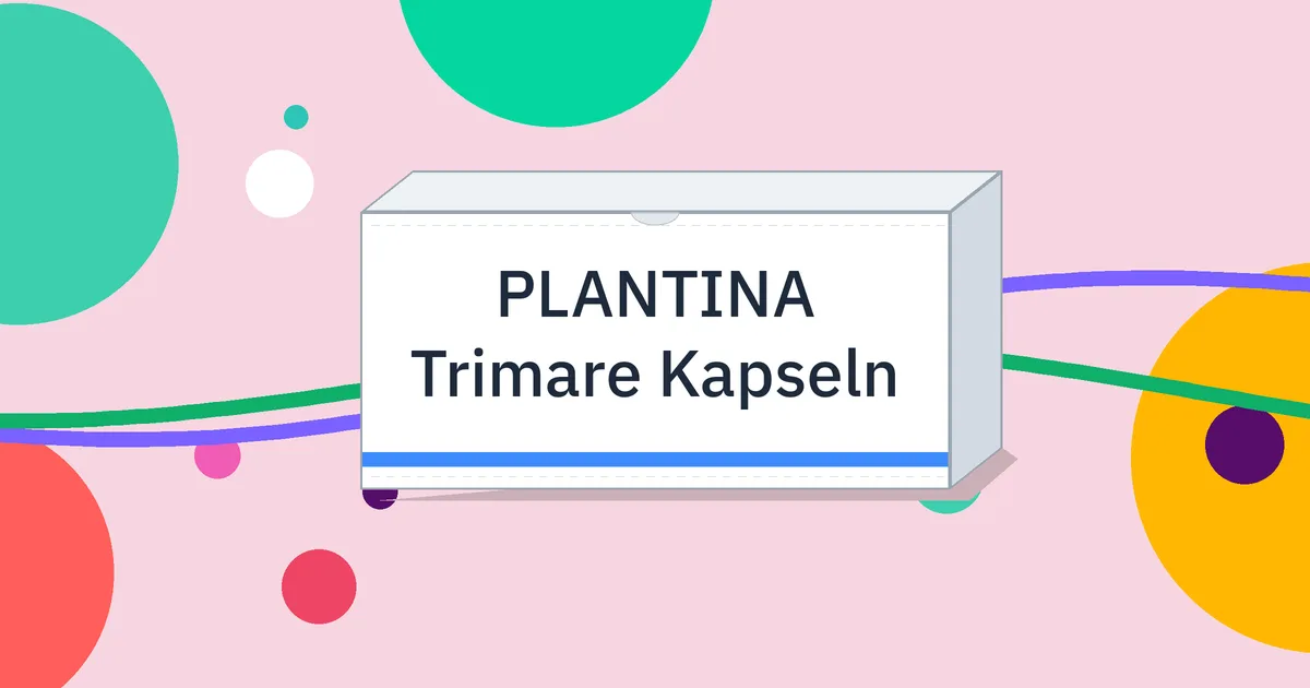 Symbolbild: Packung mit der Aufschrift PLANTINA Trimare Kapseln (PZN 17216170) – Verfügbarkeit und Bezug in Apotheken in Frankfurt am Main