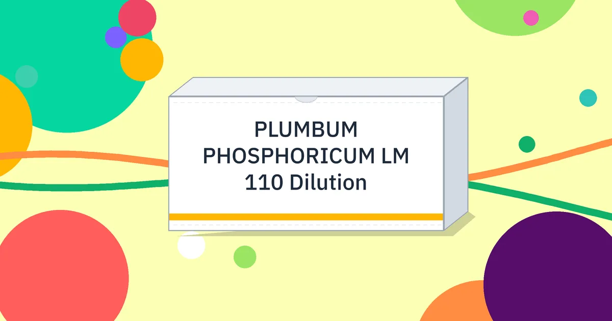 Symbolbild: Packung mit der Aufschrift PLUMBUM PHOSPHORICUM LM 110 Dilution (PZN 13042804) – Verfügbarkeit und Bezug in Apotheken in Frankfurt am Main