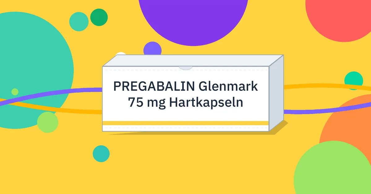 Symbolbild: Packung mit der Aufschrift PREGABALIN Glenmark 75 mg Hartkapseln (PZN 20107421) – Verfügbarkeit und Bezug in Apotheken in Frankfurt am Main
