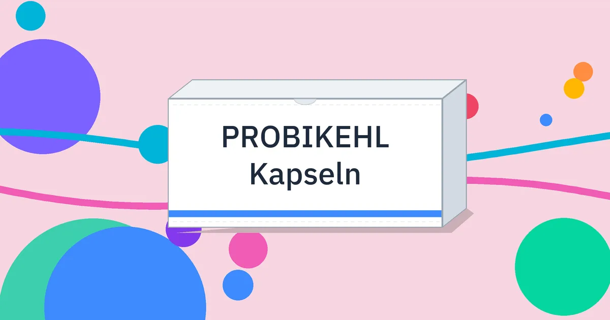 Symbolbild: Packung mit der Aufschrift PROBIKEHL Kapseln (PZN 11160764) – Verfügbarkeit und Bezug in Apotheken in Frankfurt am Main