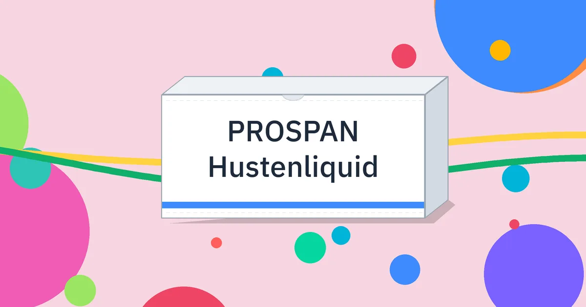 Symbolbild: Packung mit der Aufschrift PROSPAN Hustenliquid (PZN 11224300) – Verfügbarkeit und Bezug in Apotheken in Frankfurt am Main