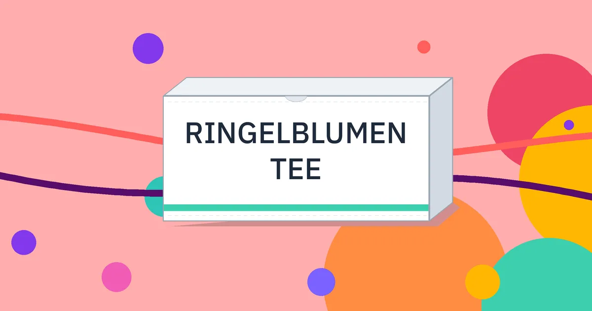 Symbolbild: Packung mit der Aufschrift RINGELBLUMEN TEE (PZN 20278329) – Verfügbarkeit und Bezug in Apotheken in Frankfurt am Main