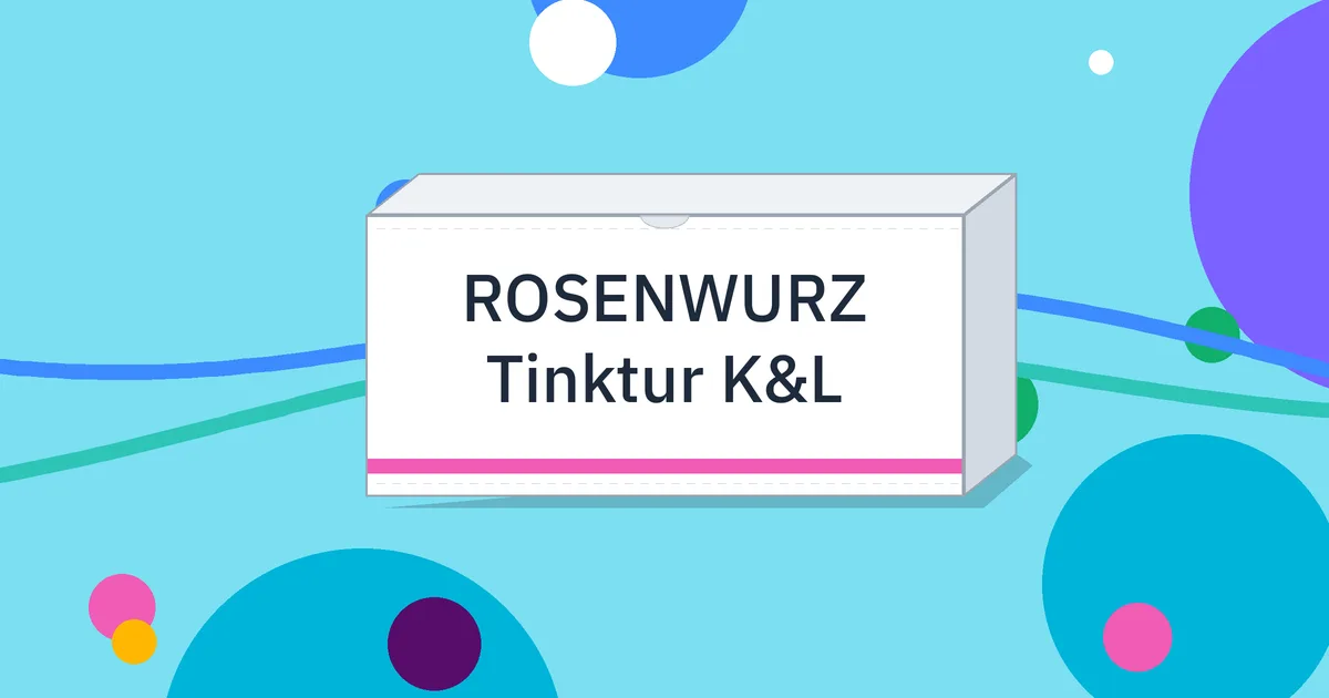 Symbolbild: Packung mit der Aufschrift ROSENWURZ Tinktur K&L (PZN 16607678) – Verfügbarkeit und Bezug in Apotheken in Frankfurt am Main