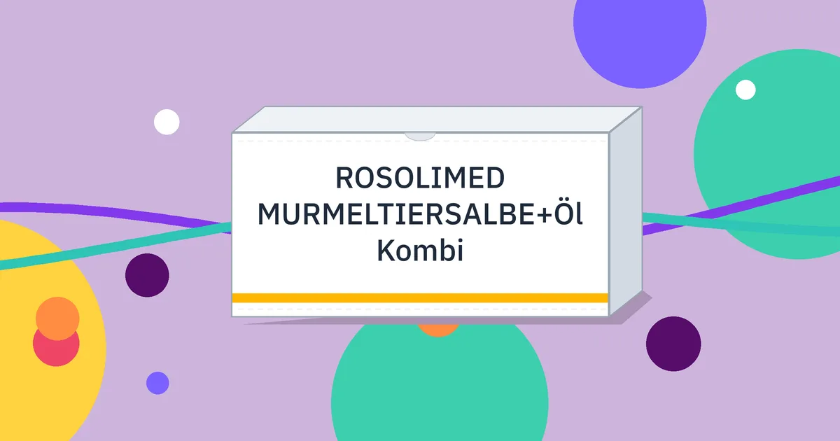 Symbolbild: Packung mit der Aufschrift ROSOLIMED MURMELTIERSALBE+Öl Kombi (PZN 16329392) – Verfügbarkeit und Bezug in Apotheken in Frankfurt am Main