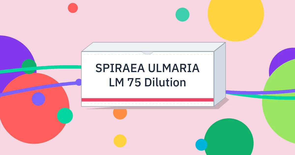 Symbolbild: Packung mit der Aufschrift SPIRAEA ULMARIA LM 75 Dilution (PZN 13196329) – Verfügbarkeit und Bezug in Apotheken in Frankfurt am Main