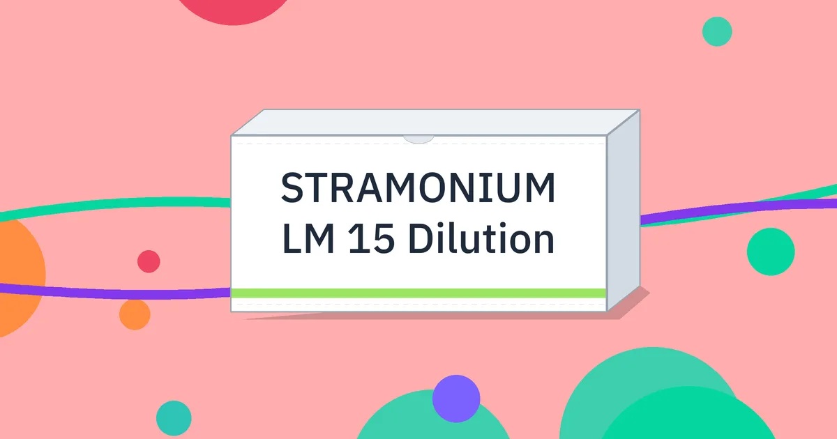 Symbolbild: Packung mit der Aufschrift STRAMONIUM LM 15 Dilution (PZN 13201875) – Verfügbarkeit und Bezug in Apotheken in Frankfurt am Main