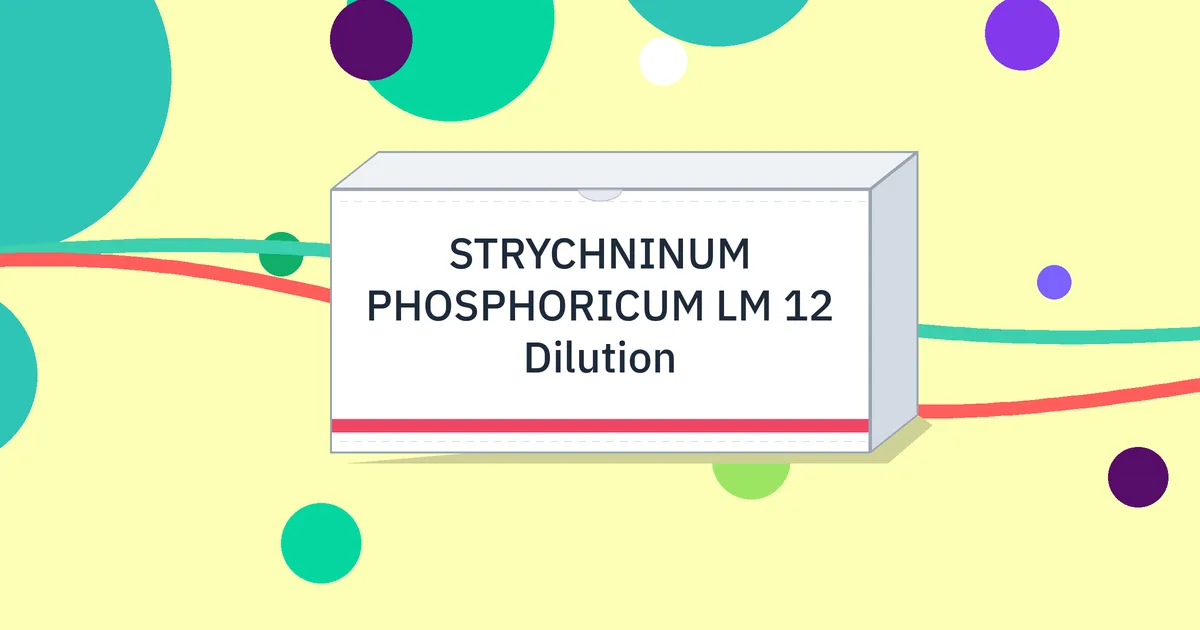 Symbolbild: Packung mit der Aufschrift STRYCHNINUM PHOSPHORICUM LM 12 Dilution (PZN 13207197) – Verfügbarkeit und Bezug in Apotheken in Frankfurt am Main