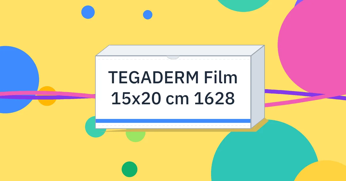 Symbolbild: Packung mit der Aufschrift TEGADERM Film 15x20 cm 1628 (PZN 05355481) – Verfügbarkeit und Bezug in Apotheken in Frankfurt am Main