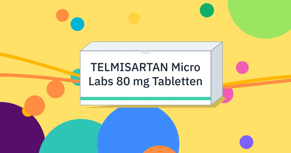 Symbolbild: Packung mit der Aufschrift TELMISARTAN Micro Labs 80 mg Tabletten (PZN 13881373) – Verfügbarkeit und Bezug in Apotheken in Frankfurt am Main