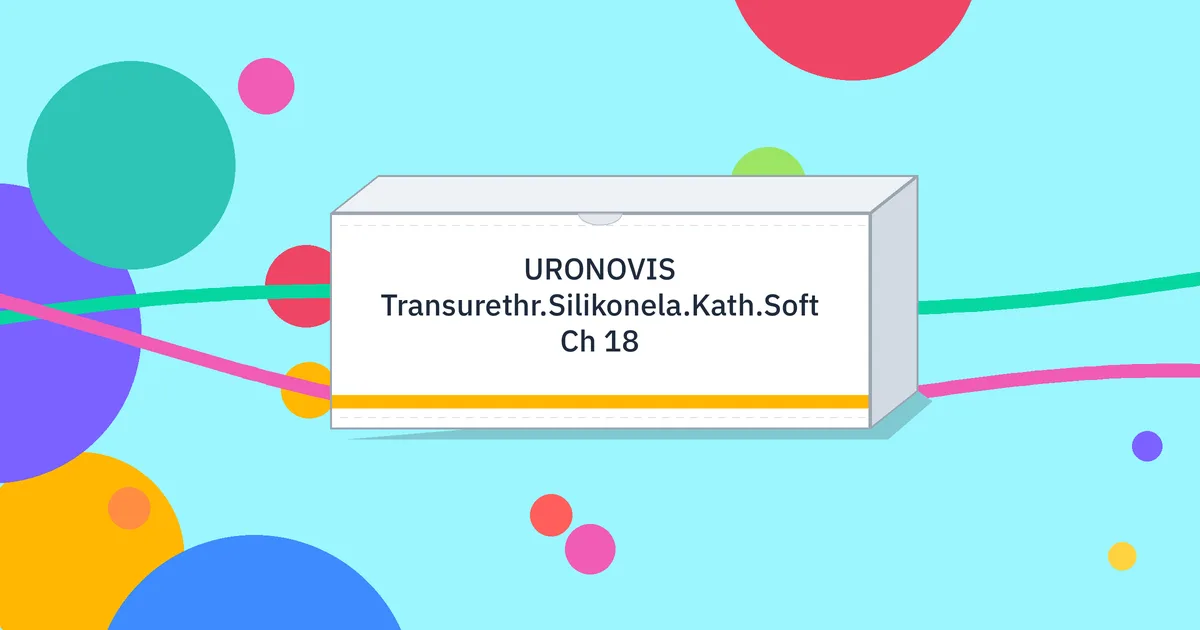 Symbolbild: Packung mit der Aufschrift URONOVIS Transurethr.Silikonela.Kath.Soft Ch 18 (PZN 02351465) – Verfügbarkeit und Bezug in Apotheken in Frankfurt am Main