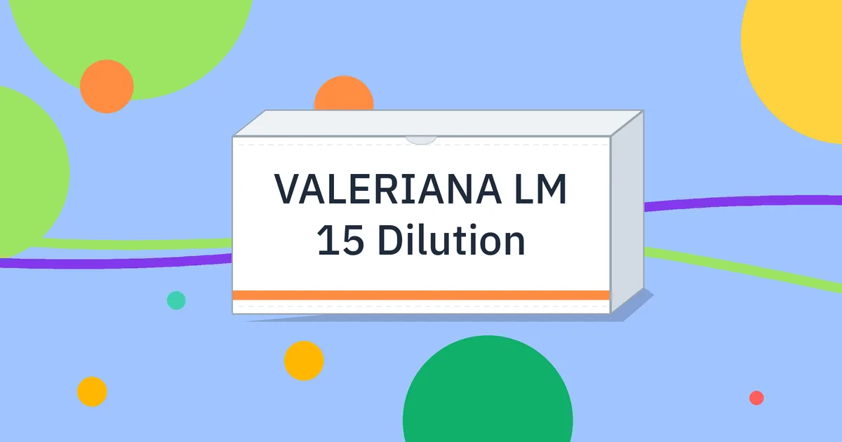 Symbolbild: Packung mit der Aufschrift VALERIANA LM 15 Dilution (PZN 13261707) – Verfügbarkeit und Bezug in Apotheken in Frankfurt am Main