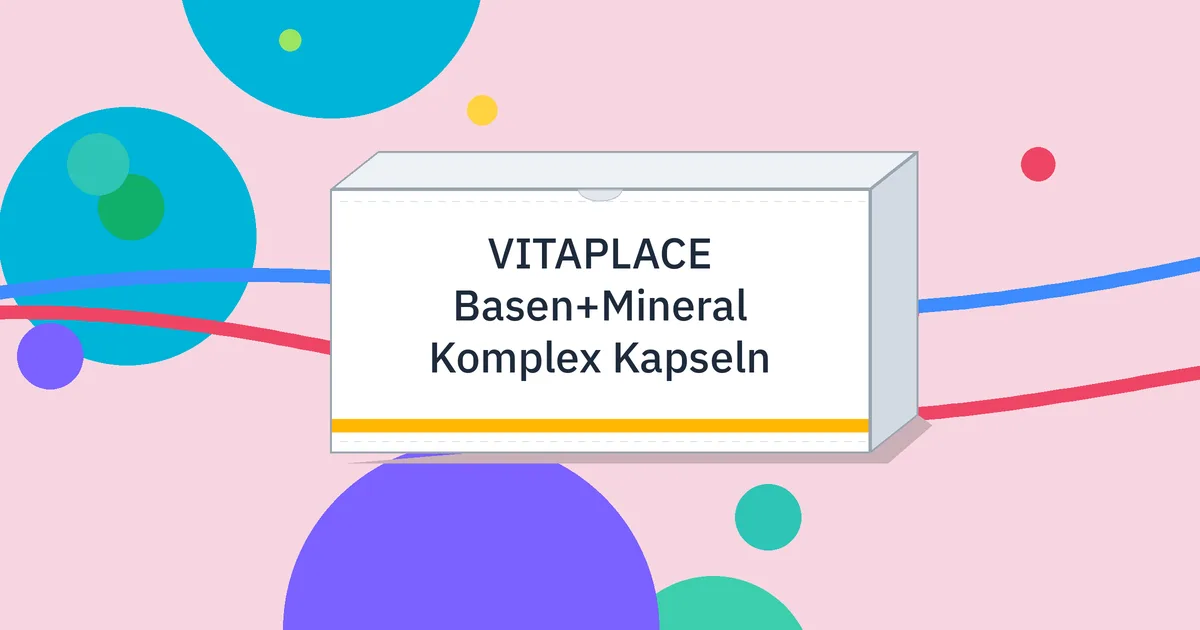 Symbolbild: Packung mit der Aufschrift VITAPLACE Basen+Mineral Komplex Kapseln (PZN 13822005) – Verfügbarkeit und Bezug in Apotheken in Frankfurt am Main