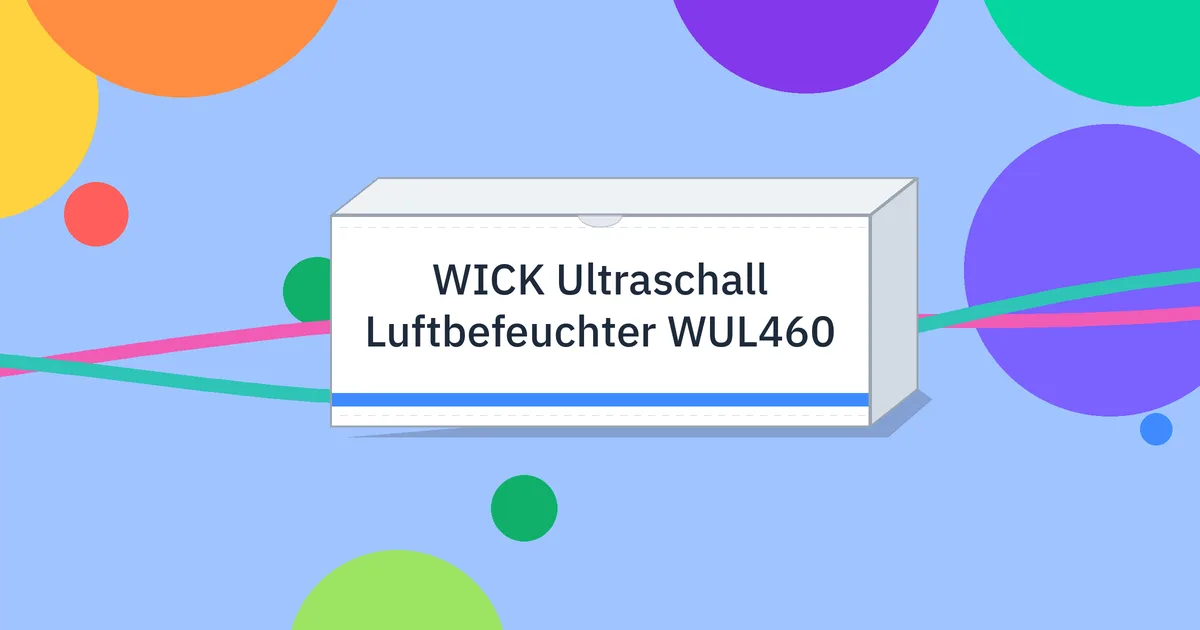 Symbolbild: Packung mit der Aufschrift WICK Ultraschall Luftbefeuchter WUL460 (PZN 10301932) – Verfügbarkeit und Bezug in Apotheken in Frankfurt am Main