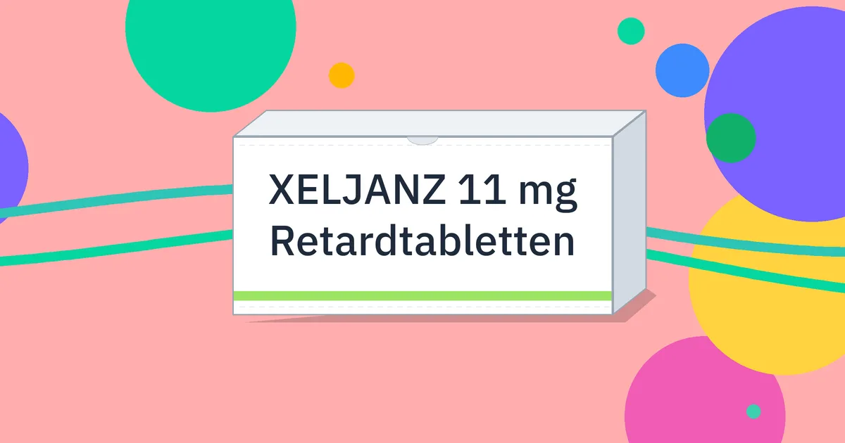 Symbolbild: Packung mit der Aufschrift XELJANZ 11 mg Retardtabletten (PZN 14275309) – Verfügbarkeit und Bezug in Apotheken in Frankfurt am Main