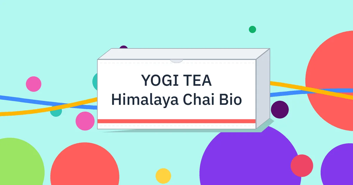Symbolbild: Packung mit der Aufschrift YOGI TEA Himalaya Chai Bio (PZN 08438552) – Verfügbarkeit und Bezug in Apotheken in Frankfurt am Main