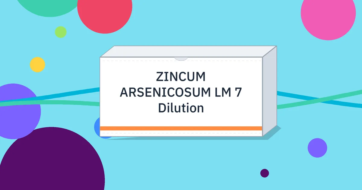 Symbolbild: Packung mit der Aufschrift ZINCUM ARSENICOSUM LM 7 Dilution (PZN 13290407) – Verfügbarkeit und Bezug in Apotheken in Frankfurt am Main