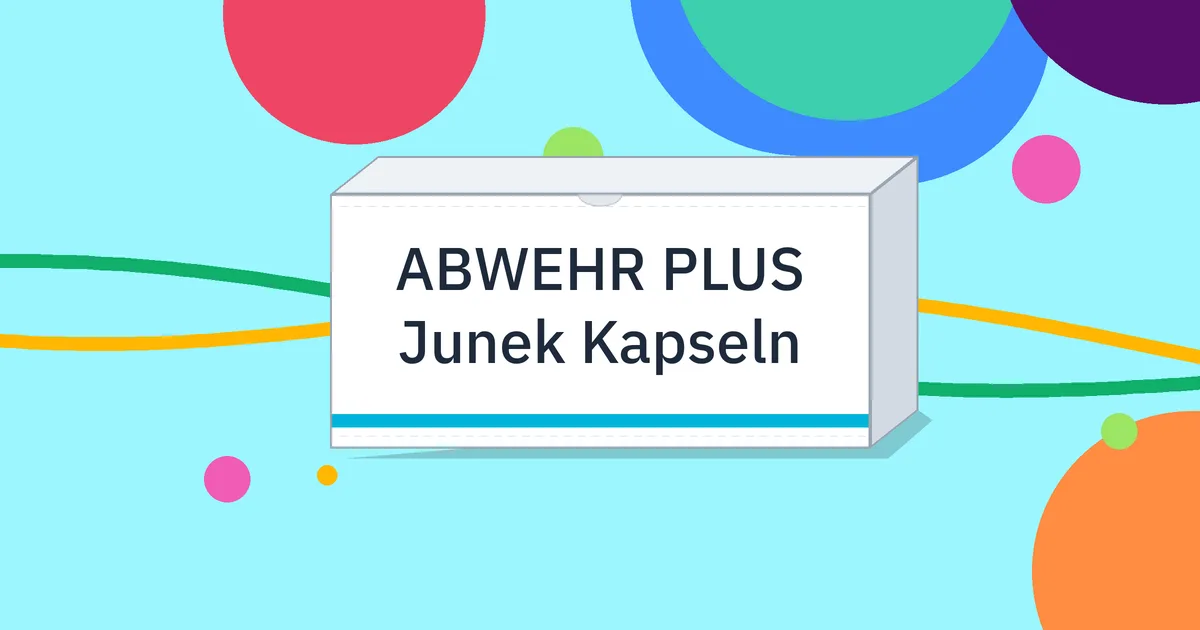 Symbolbild: Packung mit der Aufschrift ABWEHR PLUS Junek Kapseln (PZN 10556394) – Verfügbarkeit und Bezug in Apotheken in Frankfurt am Main