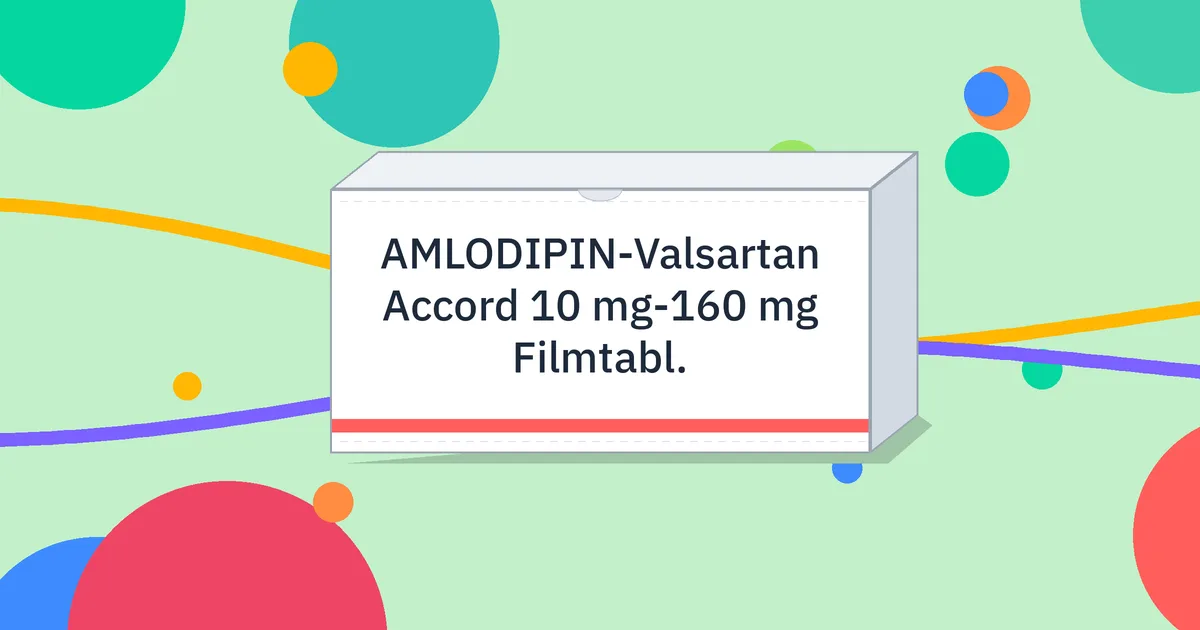 Symbolbild: Packung mit der Aufschrift AMLODIPIN-Valsartan Accord 10 mg-160 mg Filmtabl. (PZN 17844570) – Verfügbarkeit und Bezug in Apotheken in Frankfurt am Main