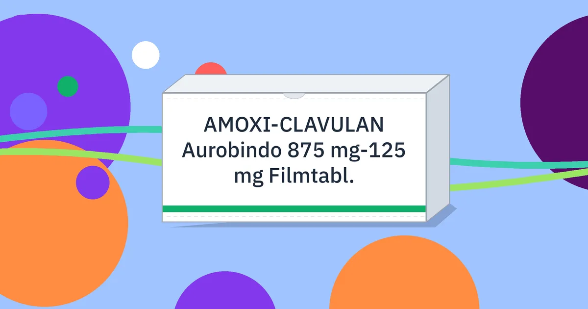 Symbolbild: Packung mit der Aufschrift AMOXI-CLAVULAN Aurobindo 875 mg-125 mg Filmtabl. (PZN 17978997) – Verfügbarkeit und Bezug in Apotheken in Frankfurt am Main