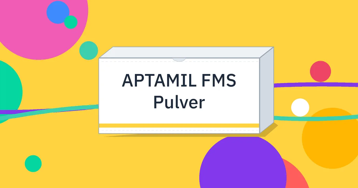 Symbolbild: Packung mit der Aufschrift APTAMIL FMS Pulver (PZN 14154327) – Verfügbarkeit und Bezug in Apotheken in Frankfurt am Main