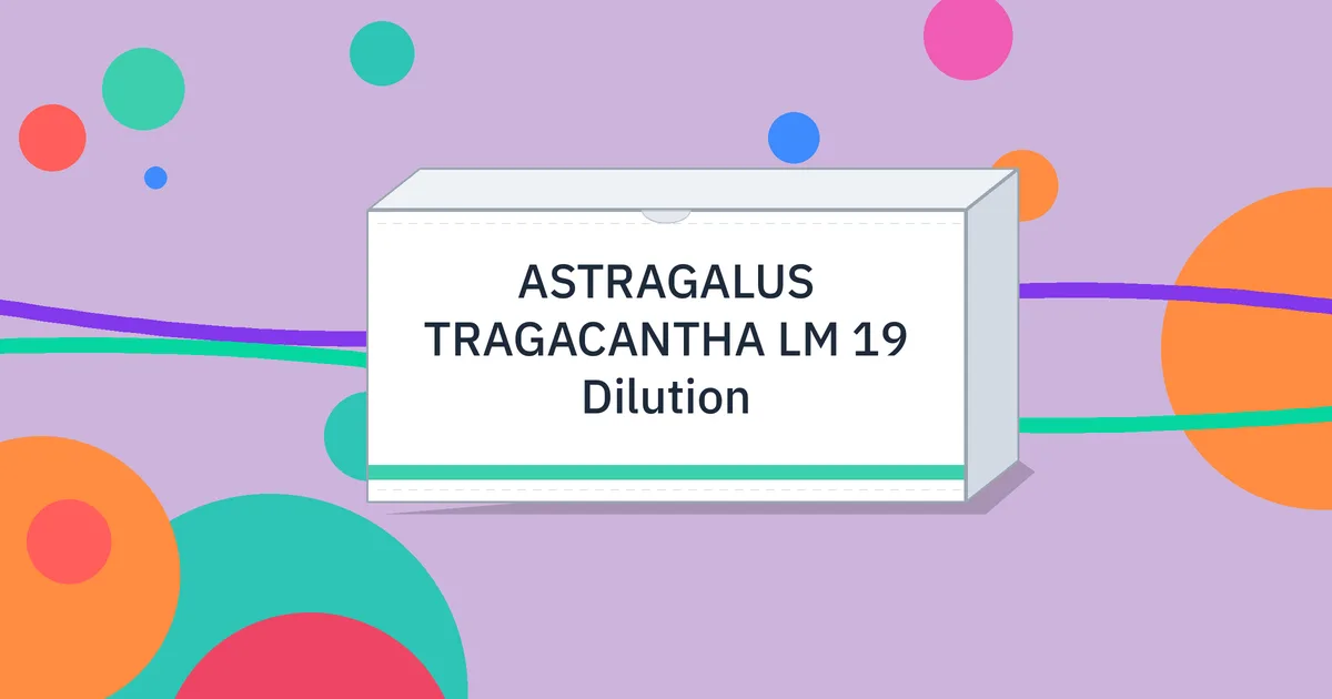 Symbolbild: Packung mit der Aufschrift ASTRAGALUS TRAGACANTHA LM 19 Dilution (PZN 13405023) – Verfügbarkeit und Bezug in Apotheken in Frankfurt am Main