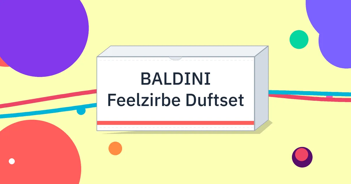 Symbolbild: Packung mit der Aufschrift BALDINI Feelzirbe Duftset (PZN 14239348) – Verfügbarkeit und Bezug in Apotheken in Frankfurt am Main