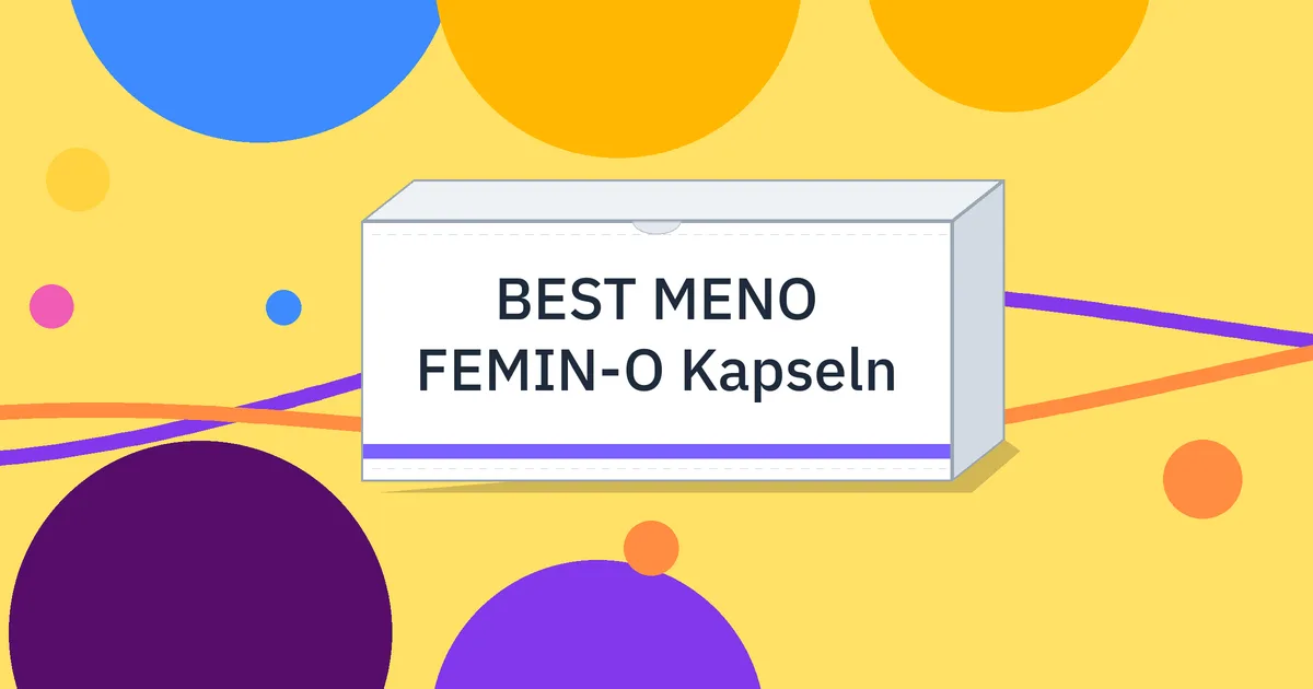Symbolbild: Packung mit der Aufschrift BEST MENO FEMIN-O Kapseln (PZN 19264552) – Verfügbarkeit und Bezug in Apotheken in Frankfurt am Main