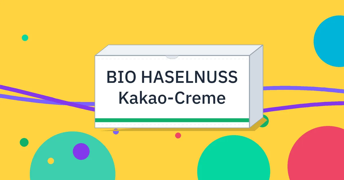 Symbolbild: Packung mit der Aufschrift BIO HASELNUSS Kakao-Creme (PZN 19112144) – Verfügbarkeit und Bezug in Apotheken in Frankfurt am Main