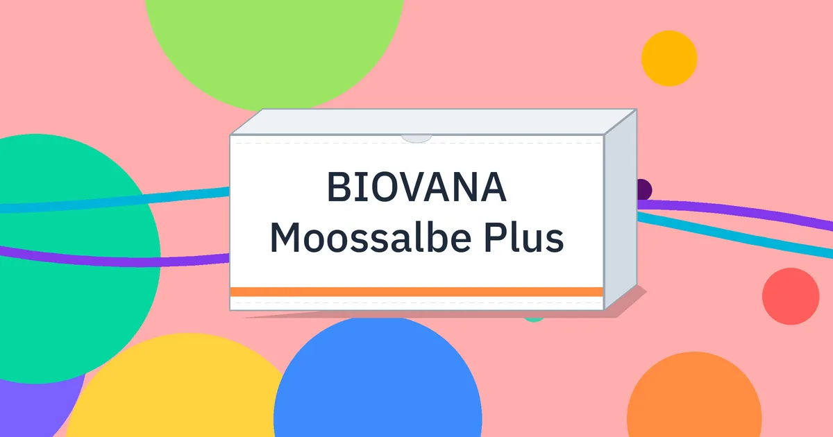 Symbolbild: Packung mit der Aufschrift BIOVANA Moossalbe Plus (PZN 19469277) – Verfügbarkeit und Bezug in Apotheken in Frankfurt am Main