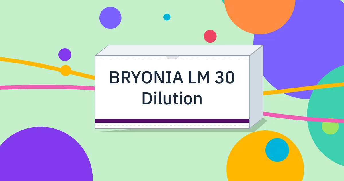 Symbolbild: Packung mit der Aufschrift BRYONIA LM 30 Dilution (PZN 03503782) – Verfügbarkeit und Bezug in Apotheken in Frankfurt am Main