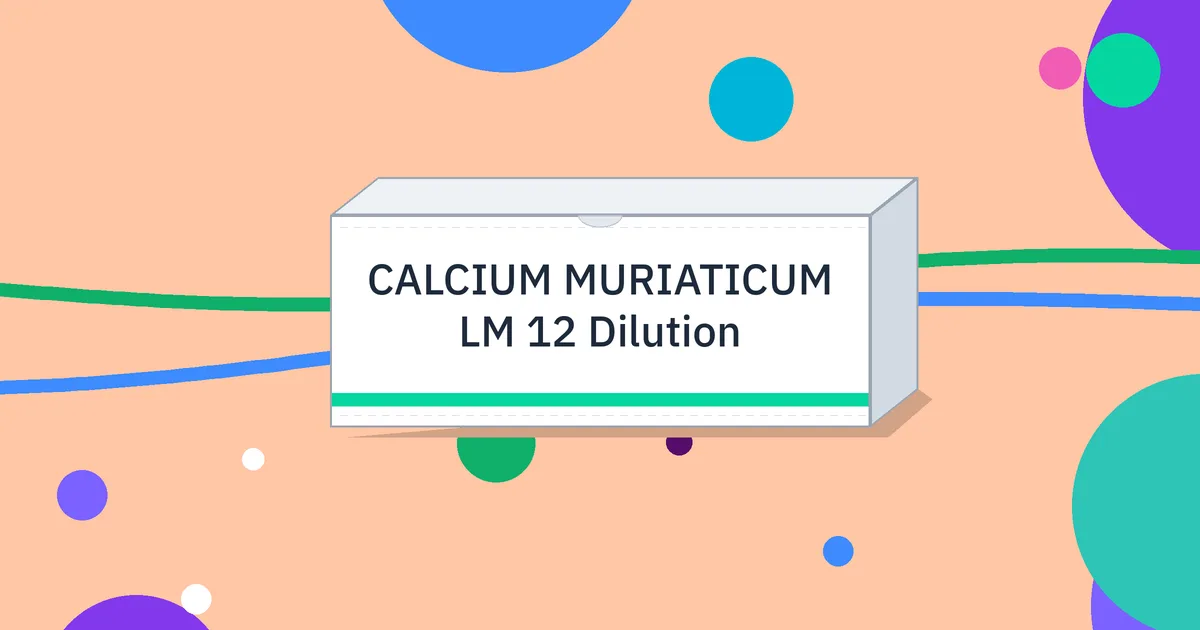 Symbolbild: Packung mit der Aufschrift CALCIUM MURIATICUM LM 12 Dilution (PZN 13409274) – Verfügbarkeit und Bezug in Apotheken in Frankfurt am Main